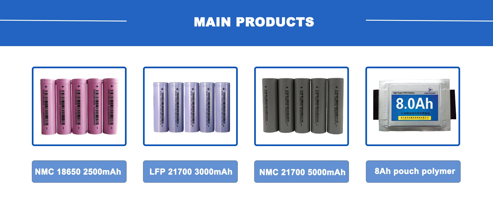 Qinhuangdao Xinchi Photoelectricity Technology Co., Ltd. - NMC 18650 ...