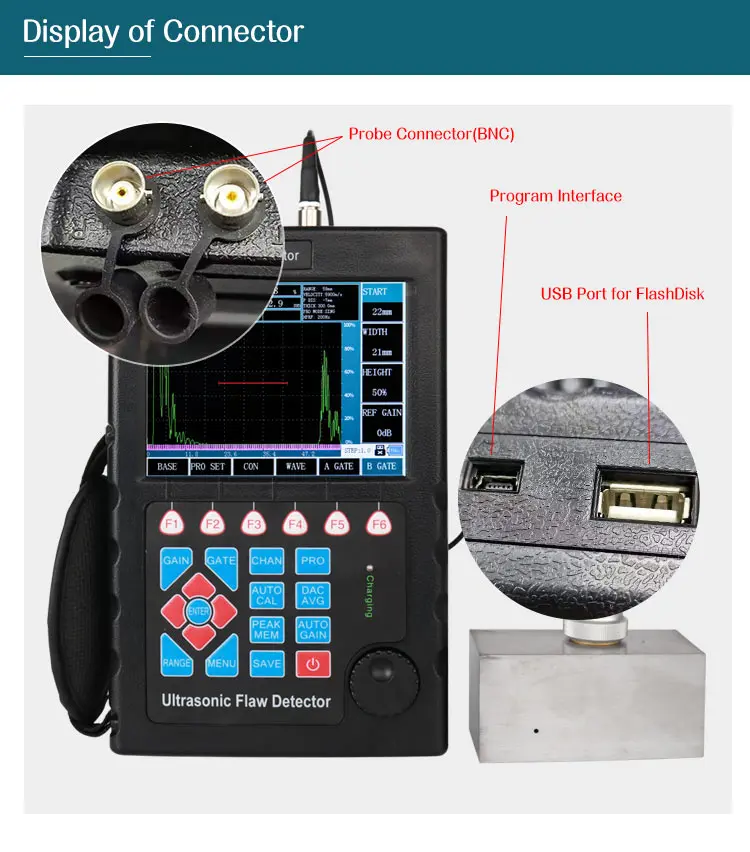 JIMTEC JITAI9101 Digital Handheld Phased Array Flaw Detector