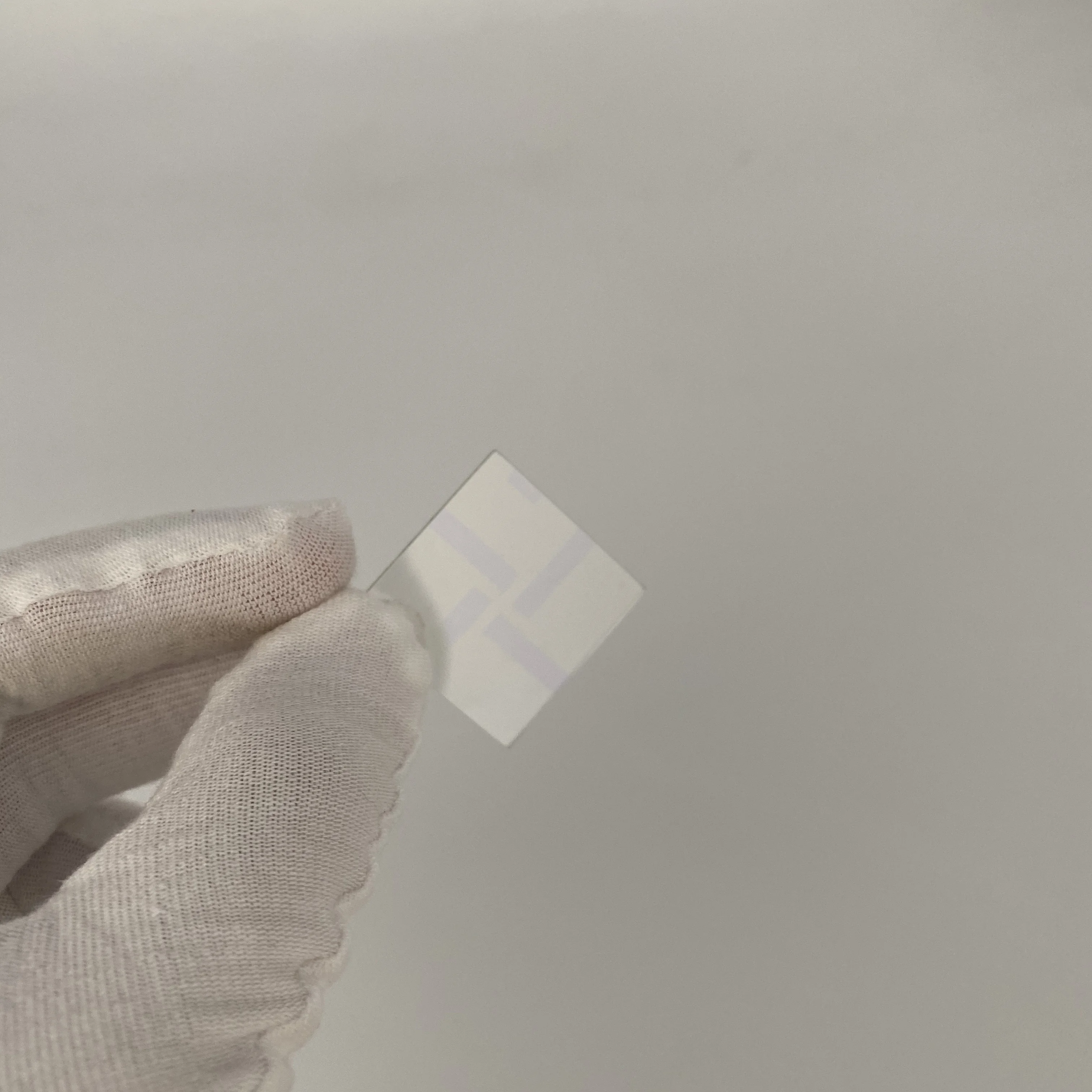 Custom 25x25x1.1mm Ito/fto Coated Conductive Pattern Glass For Lab ...