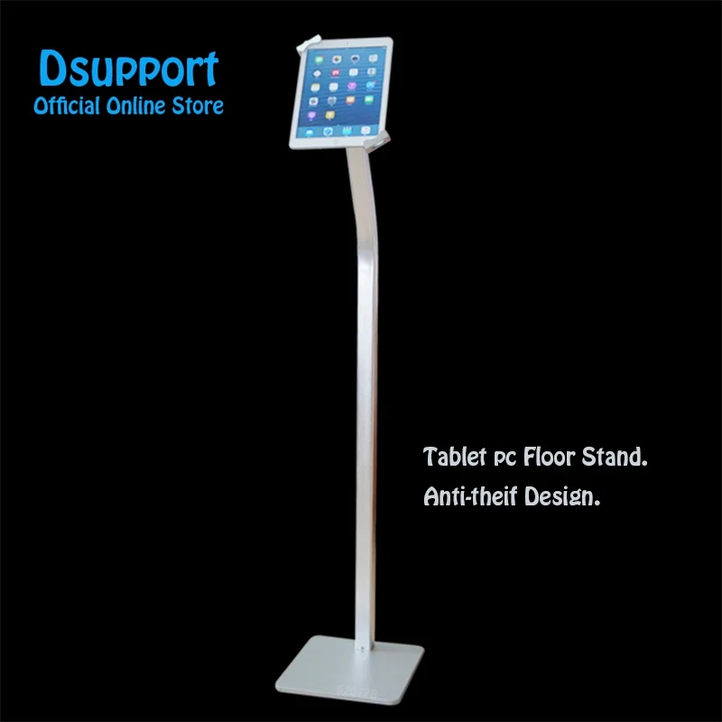 Anti-theft Universal Tablet Display Floor Stand For 10.1-13 " Tablet ...