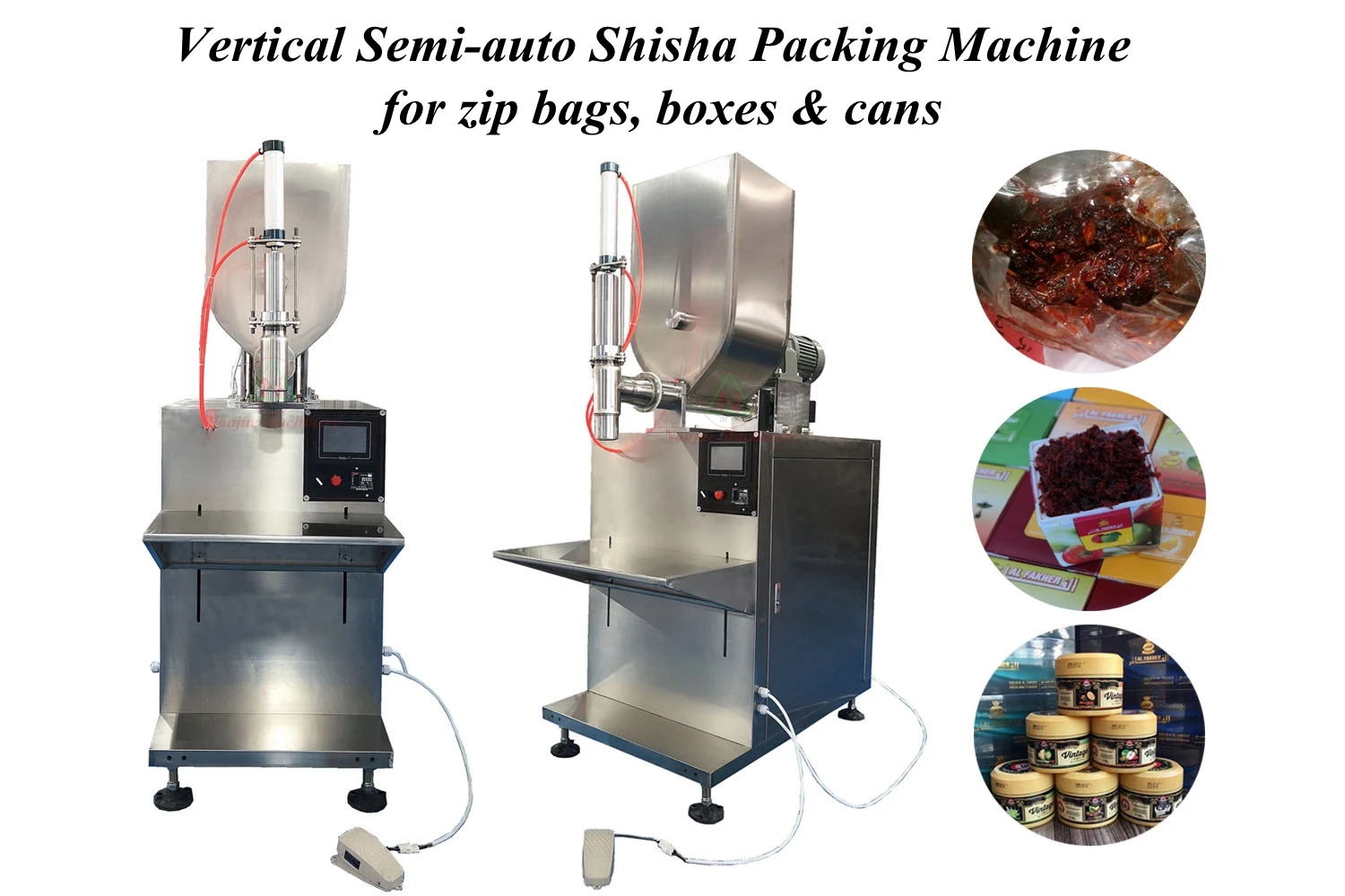 Semi-automatic Hookah Shisha Machine - High Accuracy Packing