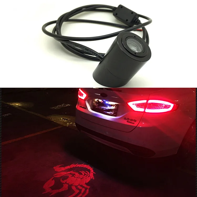Car Laser Tail Logo Led Light Anti Collision Rear-end Fog Light Rear ...