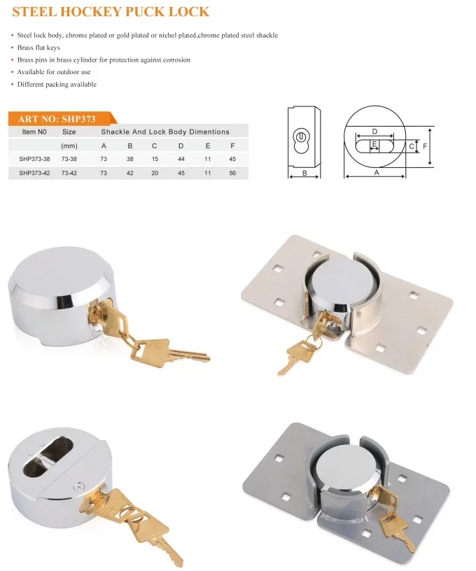 High Security Heavy Duty Steel Hidden Shackle Padlocks
