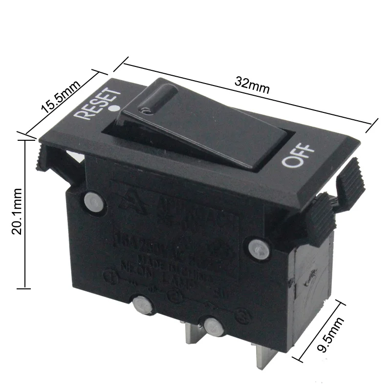 Approach Ss-001 Rocker Switch - High Quality Circuit Breaker