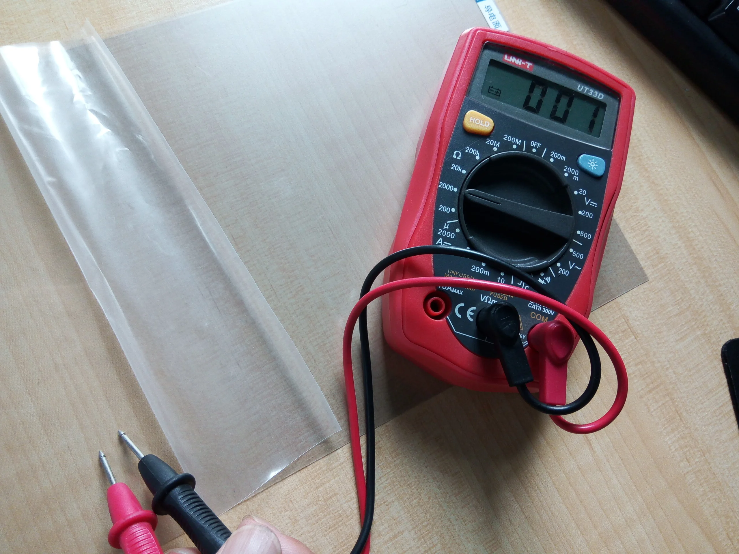 Transparent DB EMI for LCD - Metal Mesh PET Film Shielding