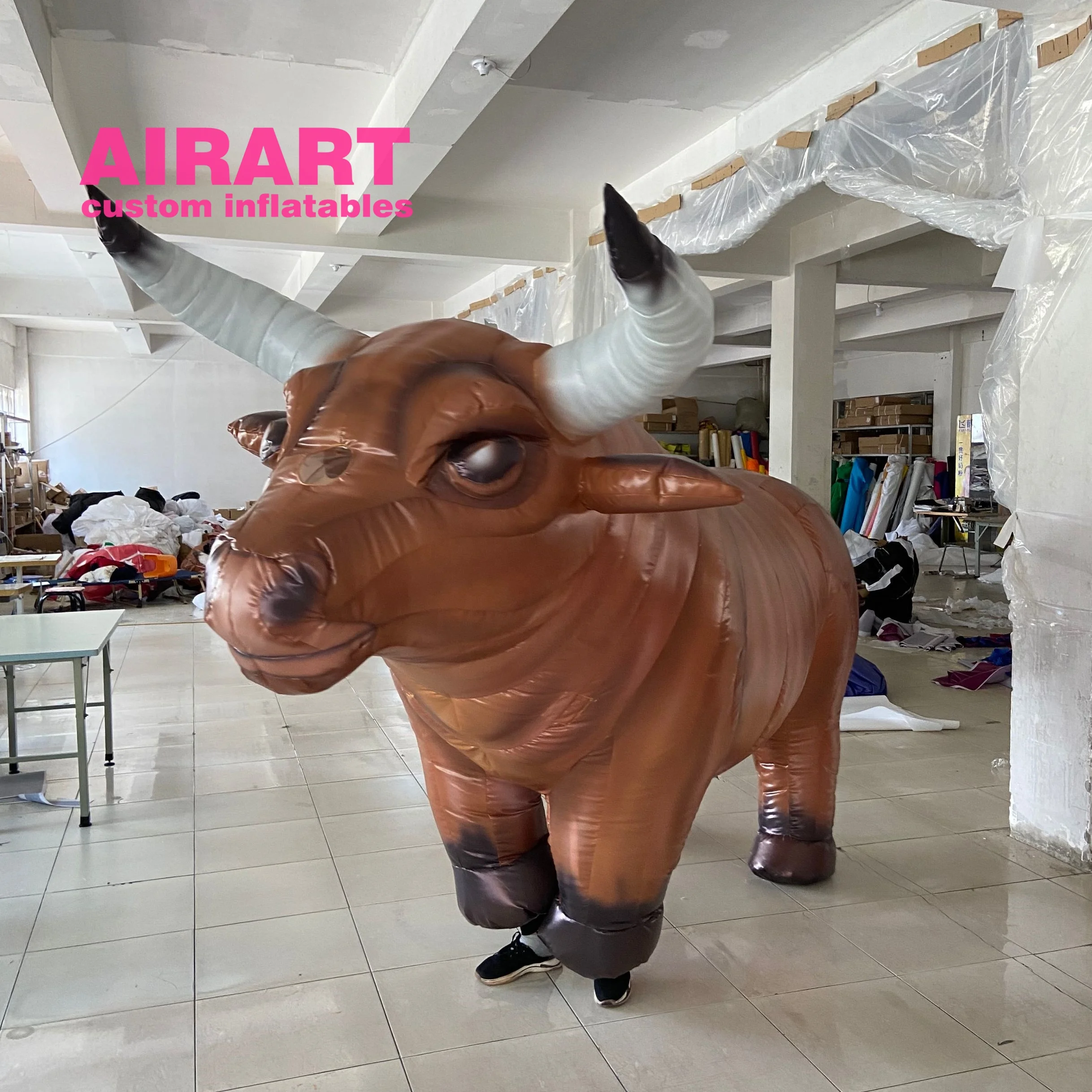 Customized Personalized Inflatable Rodeo Bull Costume