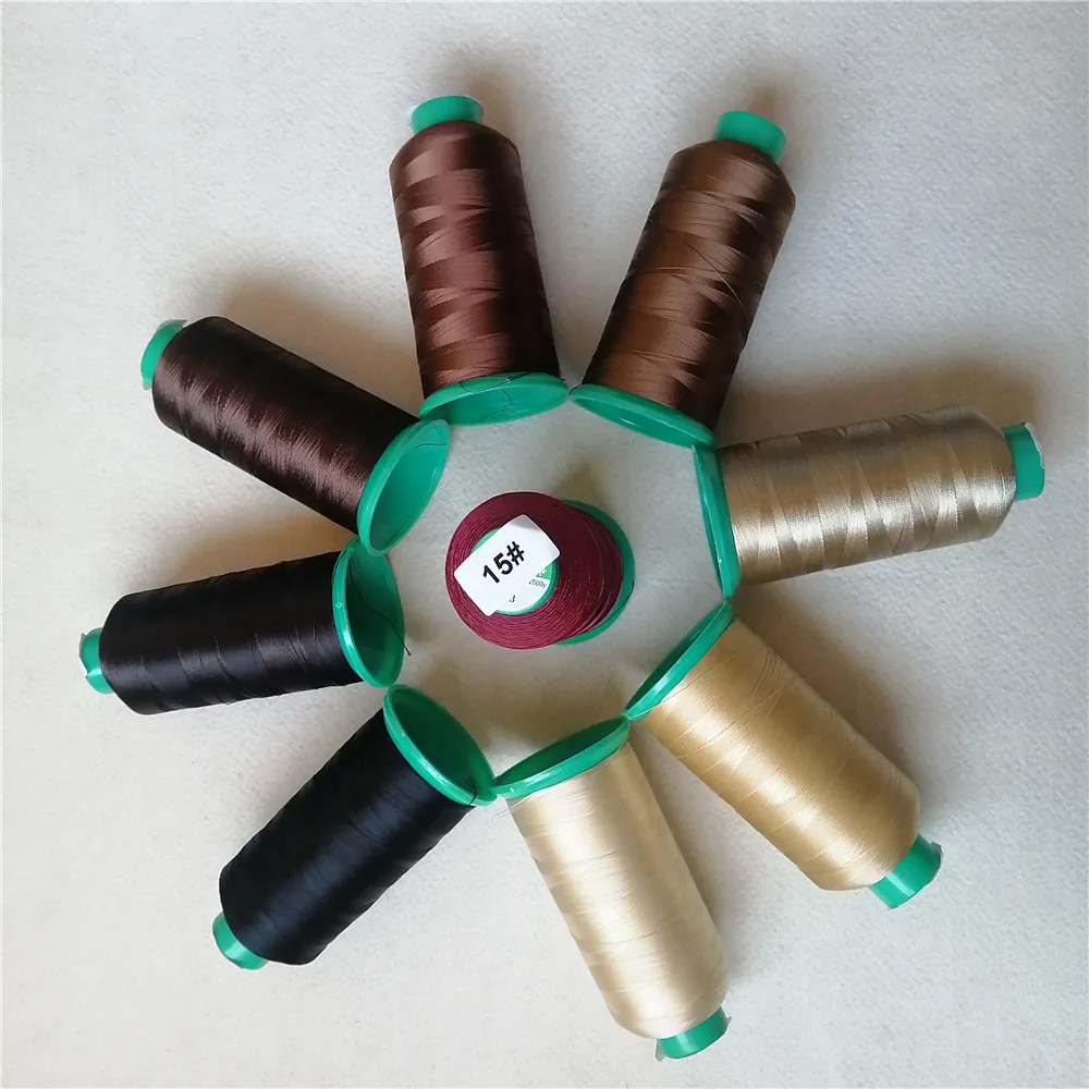 High Quality Popular Nylon Polyester Hair Extension Weaving Thread ...