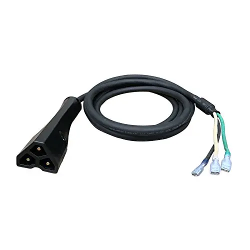 48-volt Golf Cart Charge Plug 3-pin Triangle Handle Connector With Wire ...