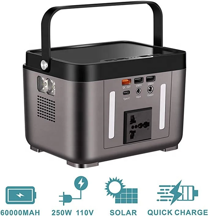 60000mah 200w Portable Power Bank Station Ac 110v 120v 220v 240v For ...