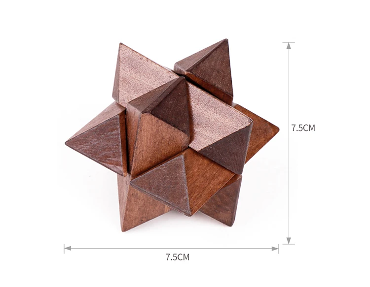 Wooden Puzzle Magic Ball - Brain Teasers Toy for Adults & Kids