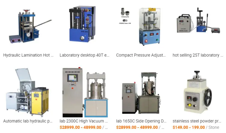 Lab Small Hydraulic Lamination Hot Press Machine For Preparing Polymer ...