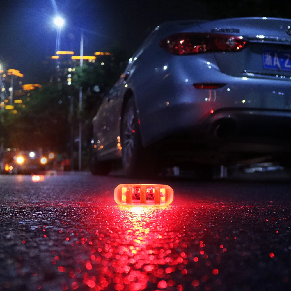 9 Modes Waterproof Car Magnetic Beacon Lamp - Emergency Lights