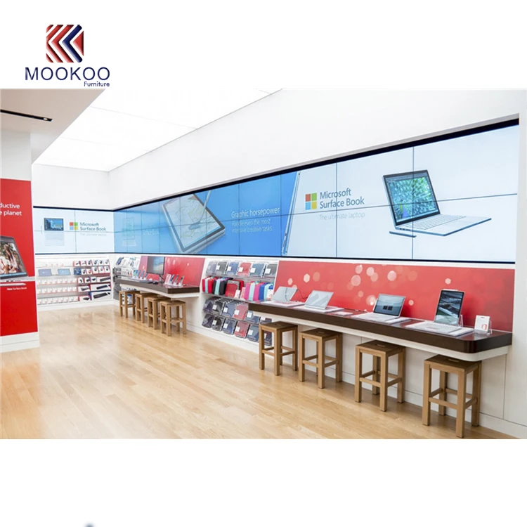 Brand Laptop Store Retail Display Table Design Furniture For Sale - Buy ...