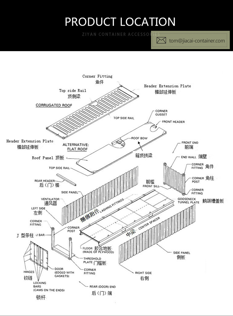 ISO 1161 Shipping Container Corner Casting BL BR TL TR| Alibaba.com