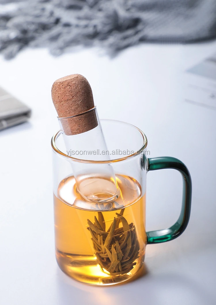 Lead-free Loose Leaf Glass Tea Infuser With Cork SW-DT201| Alibaba.com