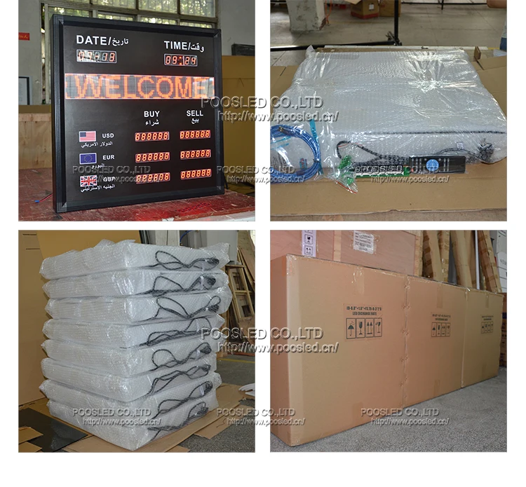 Professional Exchange Panel 0.8 Inch Exchange Rate Board Bank Rate ...