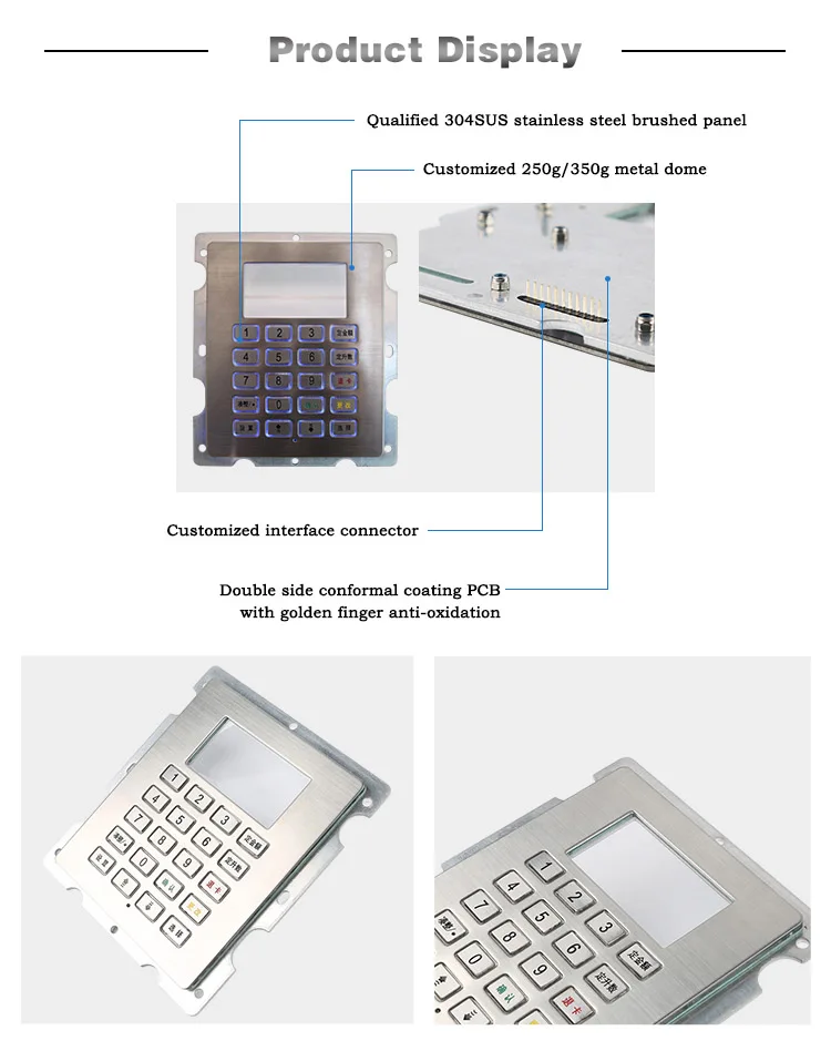 Matrix Zhejiang Usb Numric Keypad/5x4 Stainless Steel Keypad/keypad For ...