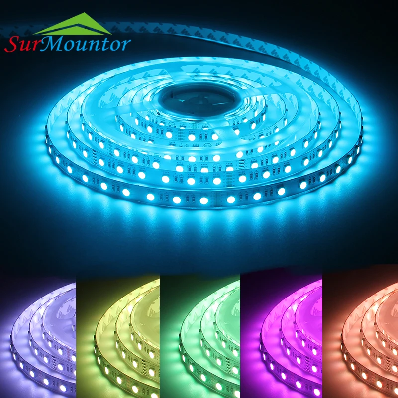 Ip68 Led Strip 5050 Flexible Waterproof Rgb Led Strip 24v Addressable ...