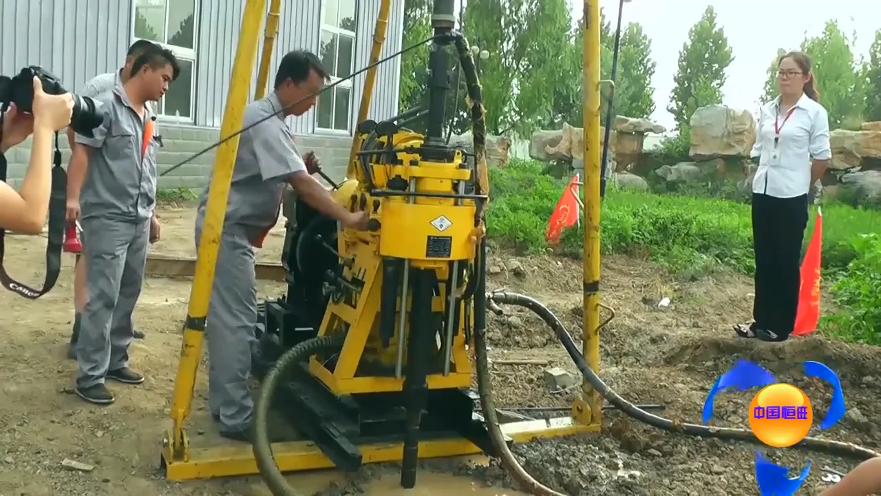 230m Borehole Water Tripod Rig 160m Portable Borewell Drilling Machine ...