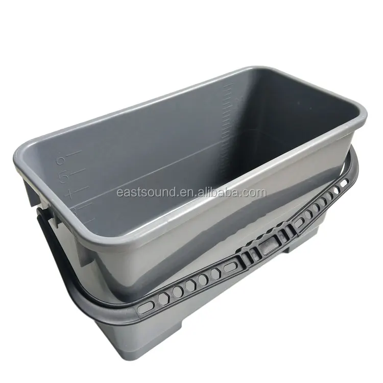 ESD Professional Plastic Rectangular Window Cleaning Bucket