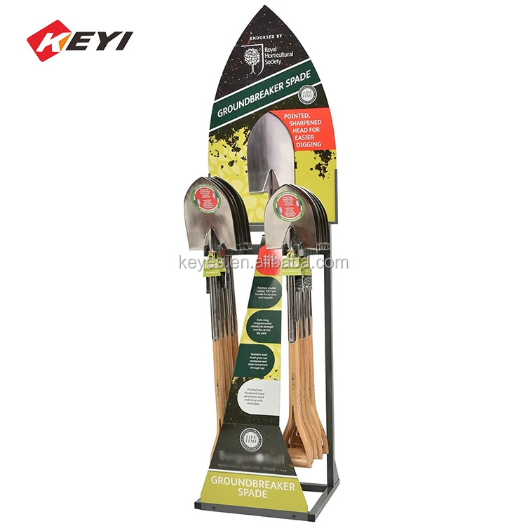 Large Garden Tools Display Stand Advertising Garden Tool Accessories ...