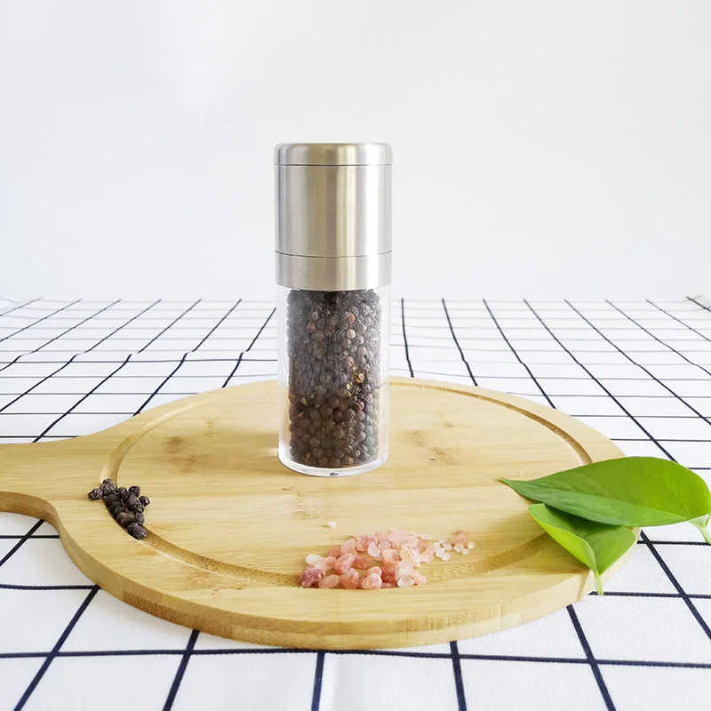 مطحنة ملح وفلفل يدوية بسيطة,محمولة ، من الأكريليك ، زجاجة شفافة - Buy ...