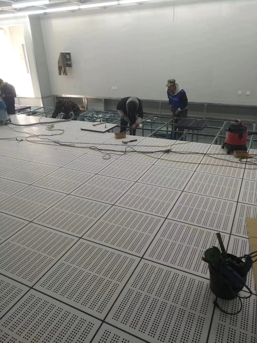 Ningbo Lepin Factory Customize 600*600mm Steel Raised Floor Anti Static ...