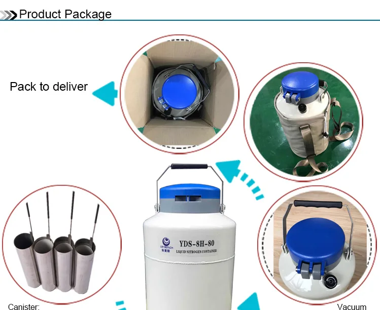 Dry Shipper 10l Vapor Shipper To Transport Semen Biological Sample By ...