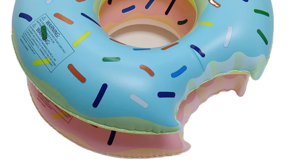 Beach Toys Tube Swimming Ring Donut Pool Floats Floating Inflatable ...