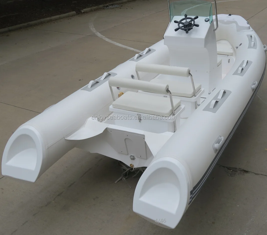 5.8m Hypalon Rib Inflatable Boat with Fiberglass Bottom