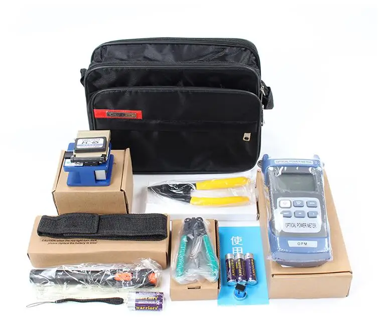FTTH FTTB FTTX Tools - Complete Fiber Optic Equipment Kit