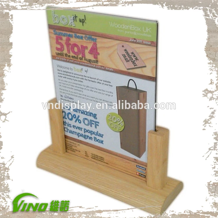 Restaurant Menu Display Stand/tafel Stand Menu Houder/plastic ...