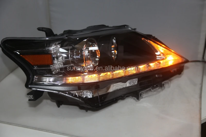 Flowing Led Turning Head Lamps With Projector Lens For Lexus Rx270 ...