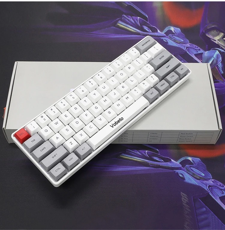 Vobeto Sk61 60% Mechanical Gaming Keyboard 61 Keys Pbt Keycaps - Buy ...