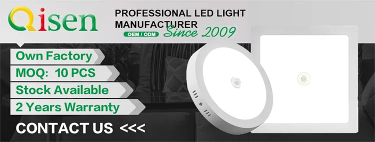 Surface Mounted Slim Round Square Shape 18w 24w Led Panel Light With ...