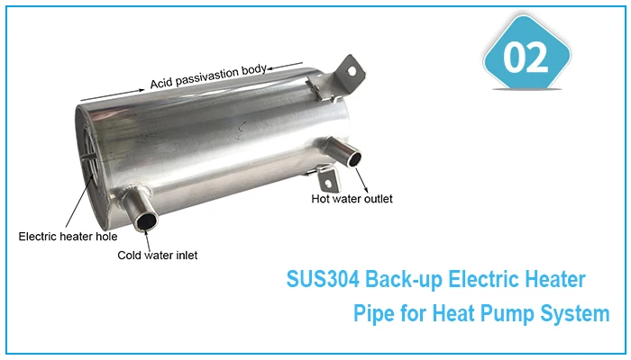 Sst Customized Endless Hot Water Mini Back Up Heater For Heat Pump ...
