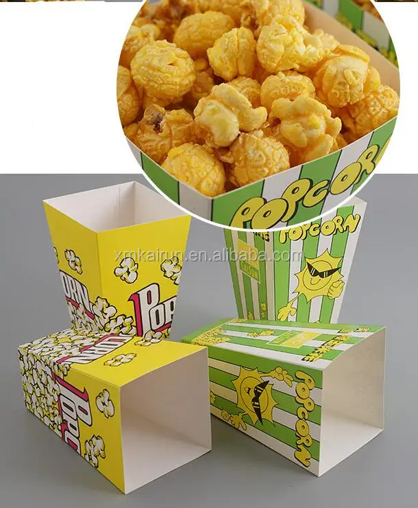 Foldable Popcorn Box for Cinema, Food Grade -Alibaba.com