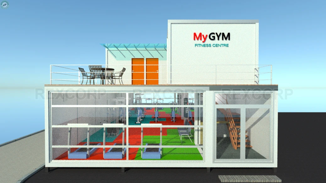 Container Training - Industrial Style Gym Palaestra Gym