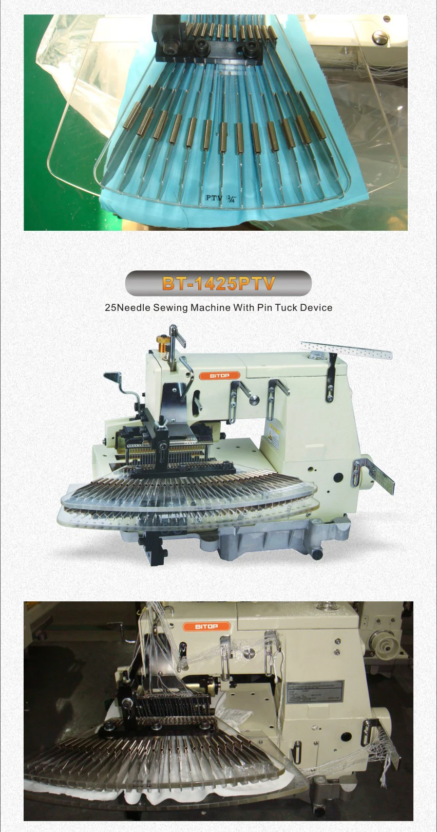KANSAI Type 12-33N Multi Needle Pintuck Pleating Sewing Machine - New ...
