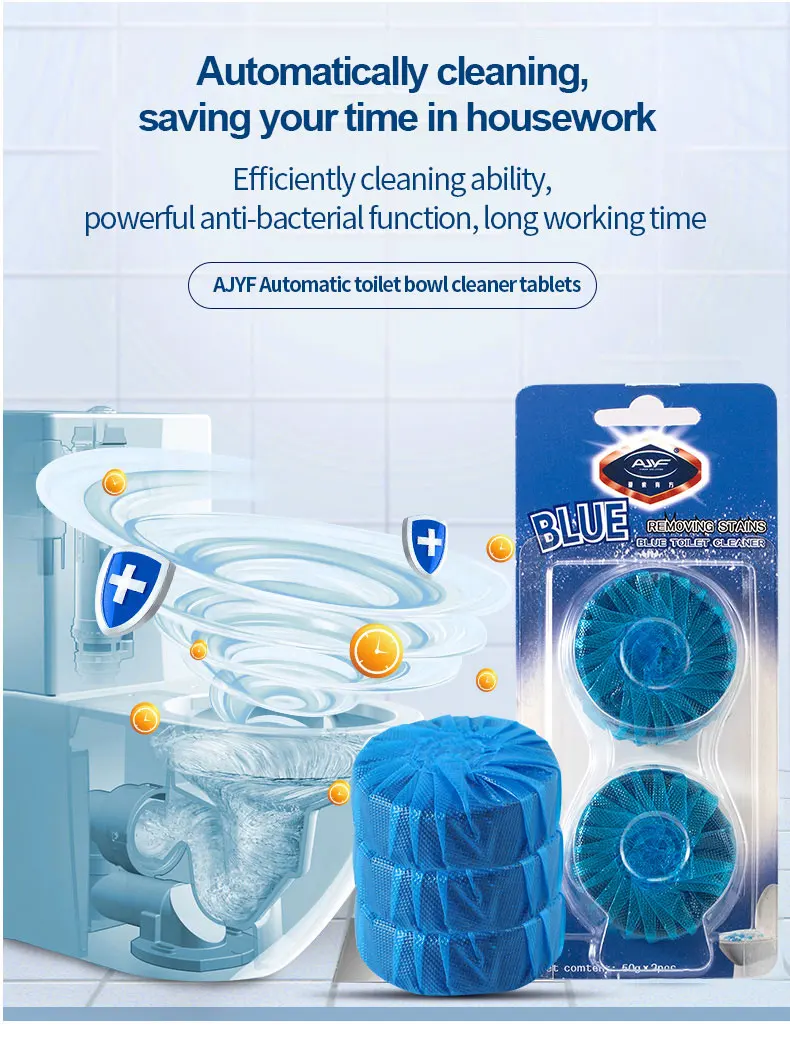 Toilet Flushing Block Toilet Cleaner Tablet With Custom - Buy Toilet ...