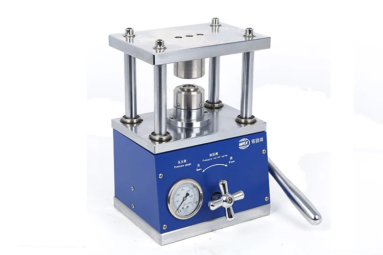New Design Manual Coin Cell Crimping Machine Lithium Ion Battery Lab ...