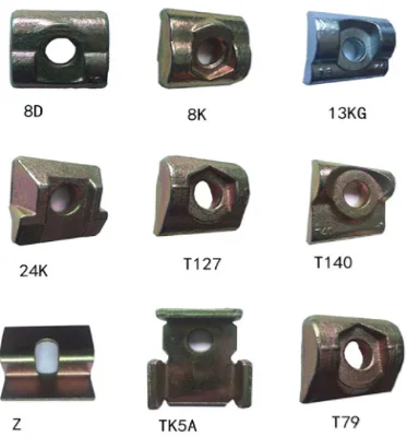 T3 14mm T Type Forged Elevator Guide Rail Clips - Durable Rail Clips ...
