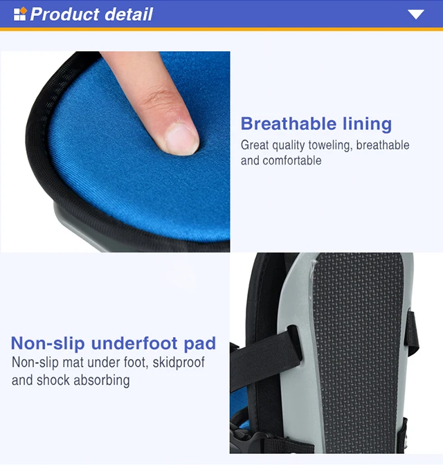 Kangda Adjustable Ankle Foot Orthosis - Immobilization Brace