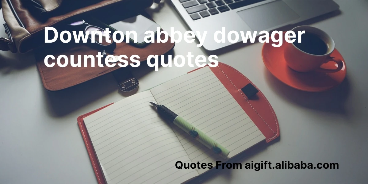 100+ Best Downton Abbey Dowager Countess Quotes That Define Wit and Wisdom