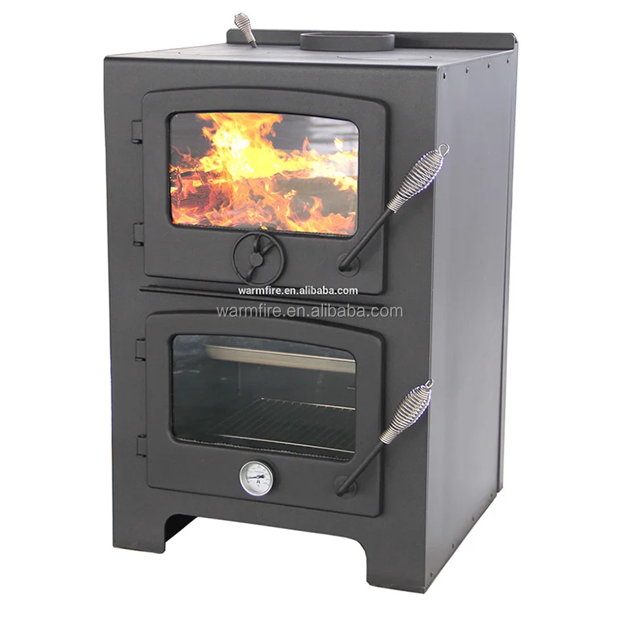 Factory Directly Supply Wood Burning Stove With Oven Wood Heater - Buy ...