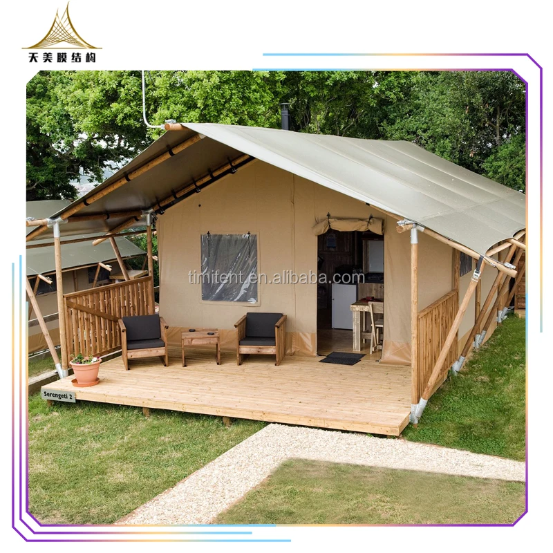 Military Style Tent - Durable 1 Bedroom Manufactured Home
