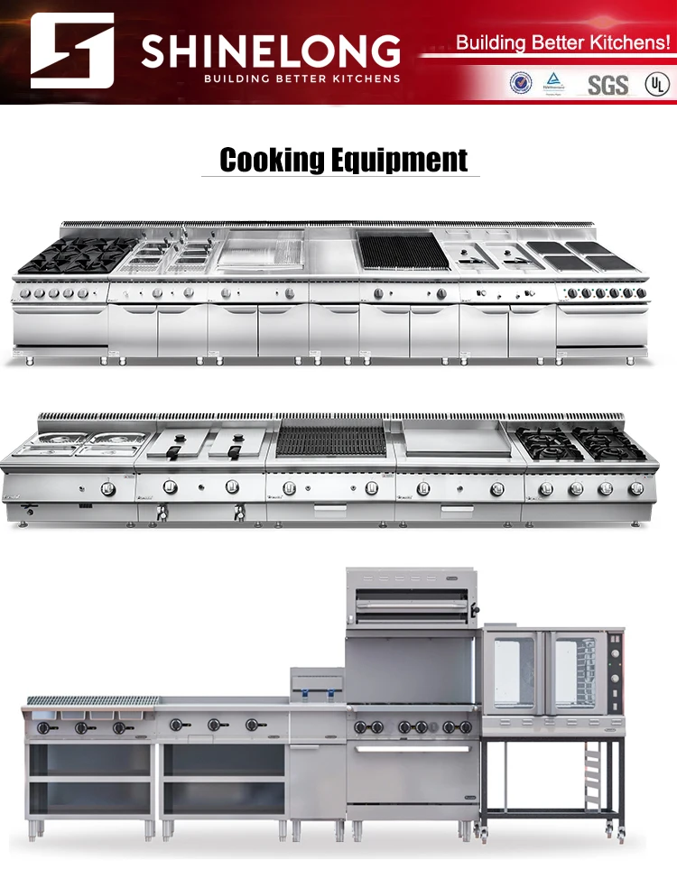 Professional Modular Commercial Heavy Duty Kitchen Equipments