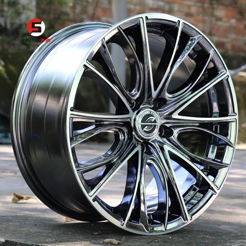 18 Inch Racestuur 5*114.3 5*112 Black Chrome Racing Band Auto ...