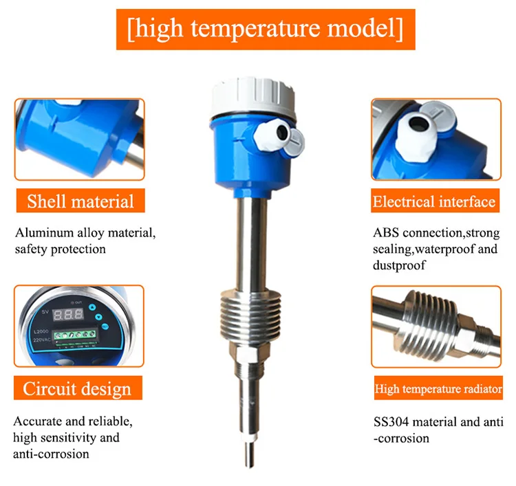 Radio Frequency RF Admittance Level Sensor for Liquids