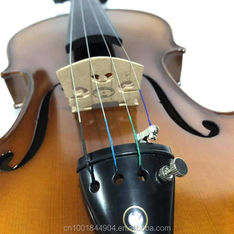 Light Brown Color Matte Good Quality Handmade Solid Wood Violin - Buy ...